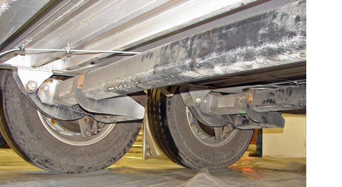 Airbagged Trailer Axles - Trailer and accessories, reviews and sales